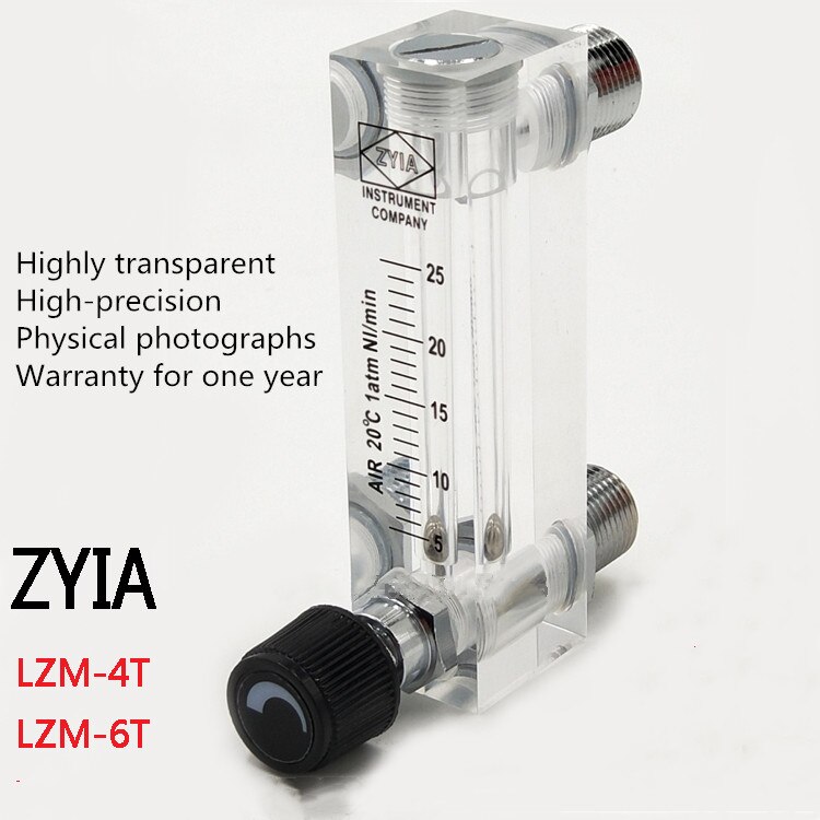 LZM-6T Acrylic Panel Type Air Flowmeter Rotameter ... – Grandado
