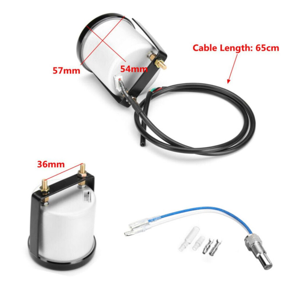 Modified Auto Car Instrument 12V 7 Colors LED Backlight Adjustable ...