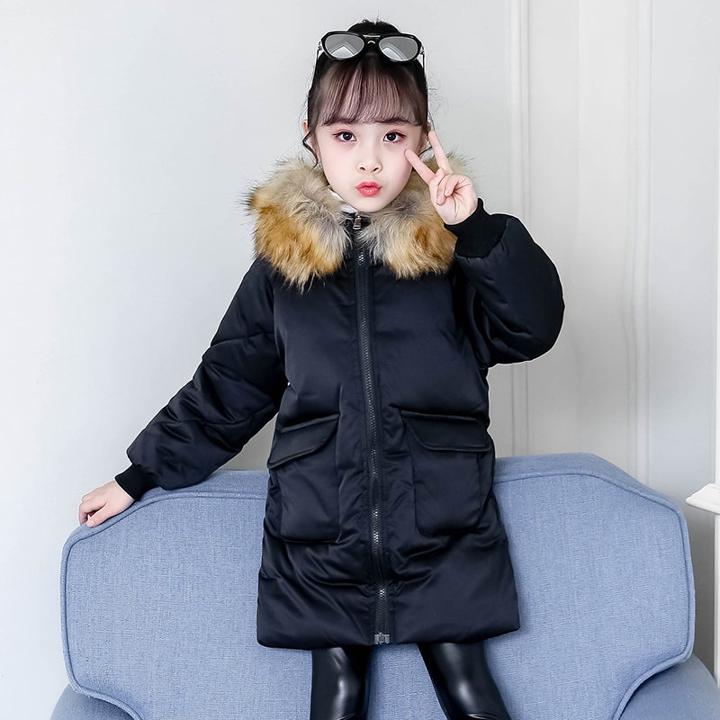 Girls Coats Winter Jacket Kids Cotton-Padded Outer... – Grandado