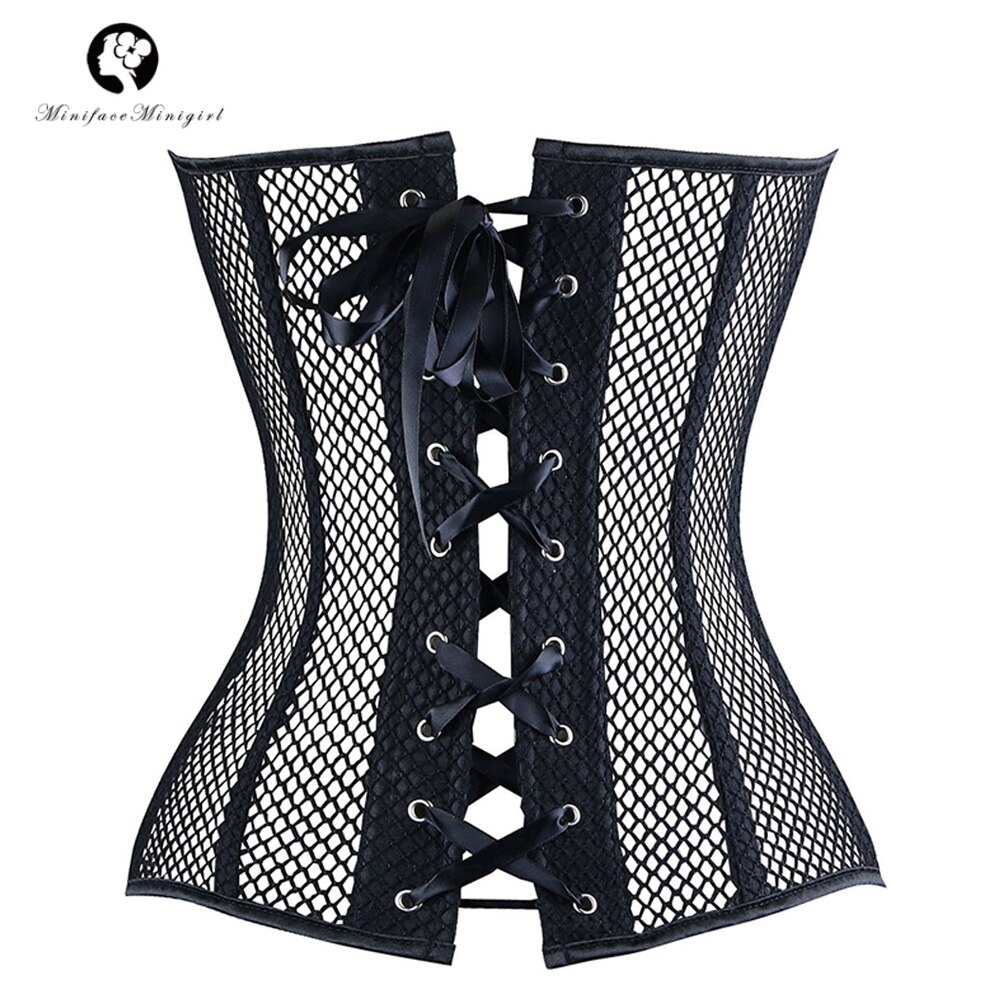 Women Steel Boned Tummy Firm Control Corset Top Me... – Grandado