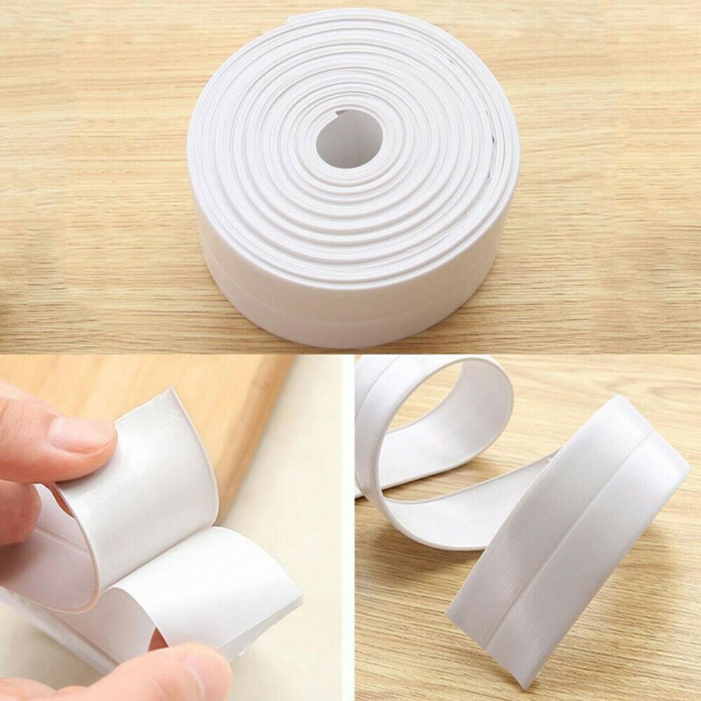 6.6M 22Mm Wit Afdichtstrip Badkamer Douche Wasbak ... – Vicedeal