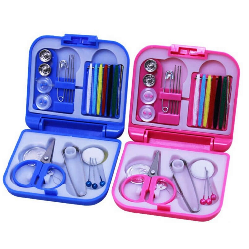 Portable Travel Sewing Set Kits Storage Box Needle... – Vicedeal