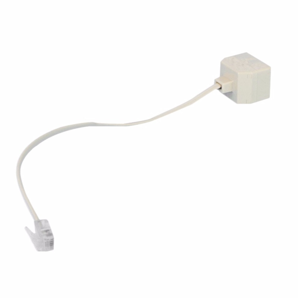 RJ11 6P4C Male to 6P4C Female 2 Way Telephone Jack... – Grandado