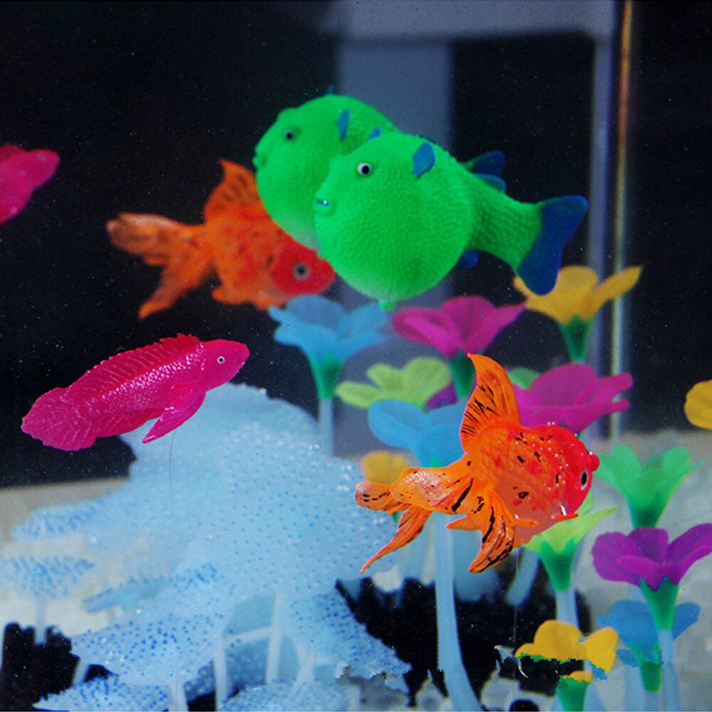 1Pcs Luminous Glow Goldfish Ornament Aquatic Lands... – Vicedeal