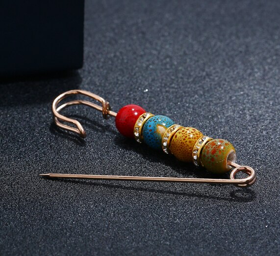 2pcs Women scarf stick pin Hijab pins pearl shiny ... – Grandado