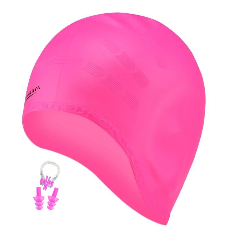 Long hair Swimming Caps Men Women Ear Plug Nose CL... – Vicedeal