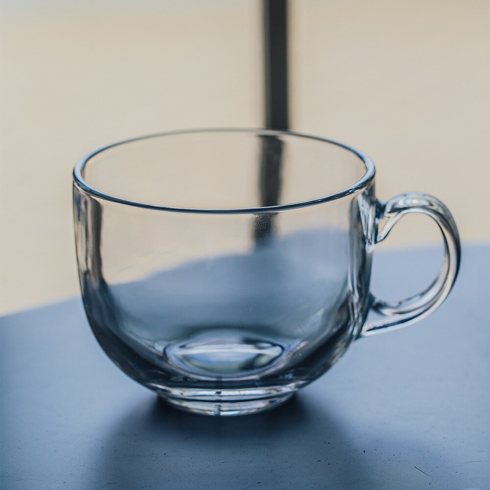 16oz større glaspotte frisk stil gennemsigtig morg... – Grandado