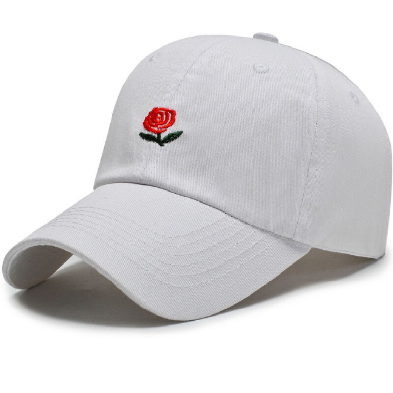 Rose Baseball Cap Voor Vrouwen Borduren Bloem Papa... – Vicedeal