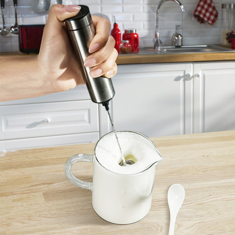 Draagbare Elektrische Melkopschuimer Roestvrij Sta... – Grandado