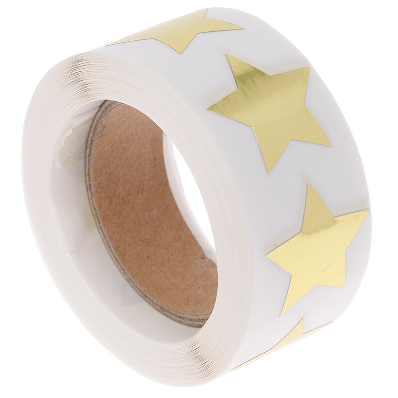 500Pcs/Roll Star Shape of Gold Stickers Seal Label... – Vicedeal