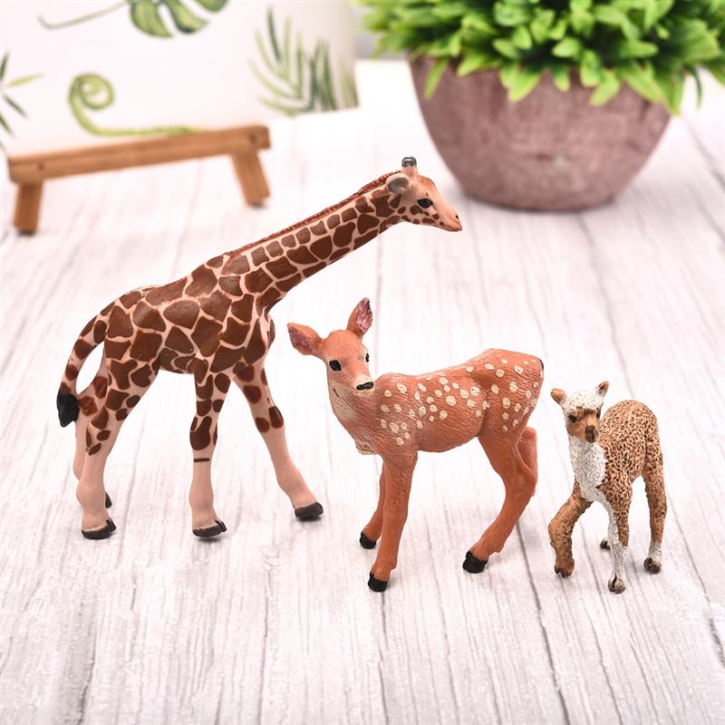 Artificial Mini Sika Deer Baby Alpaca Giraffe Anim... – Grandado