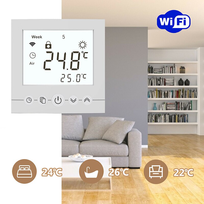 Lcd Digital Thermostat Room Temperature Controller Grandado