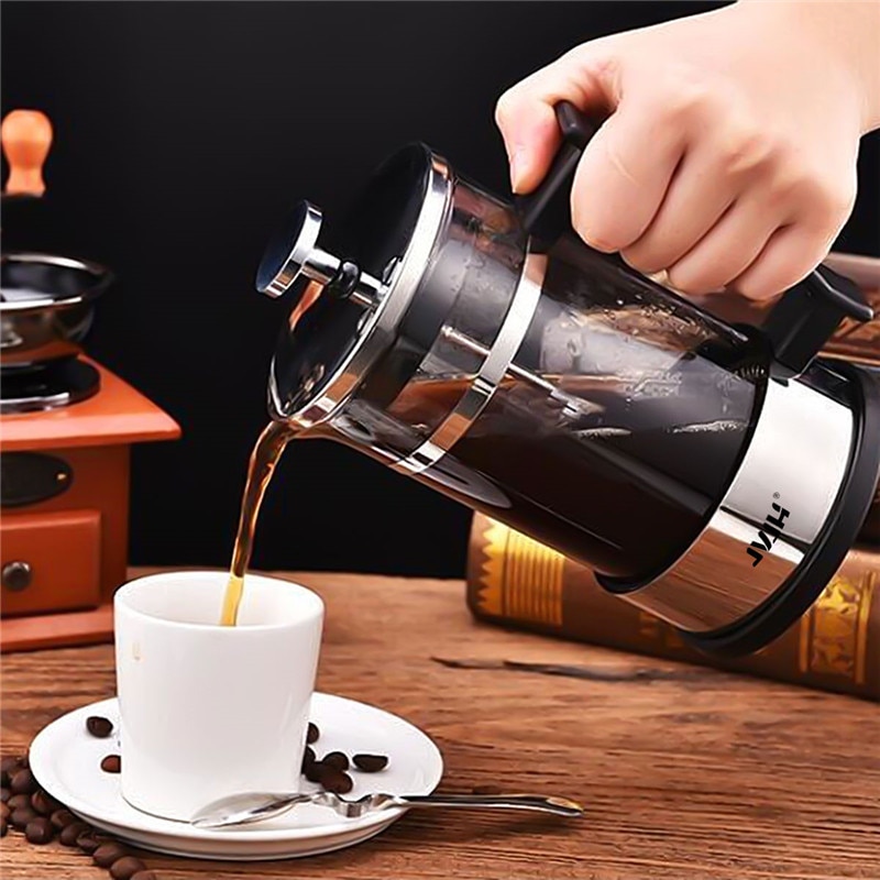 JVJH Portable Hand coffee maker French Press Coffe... – Grandado