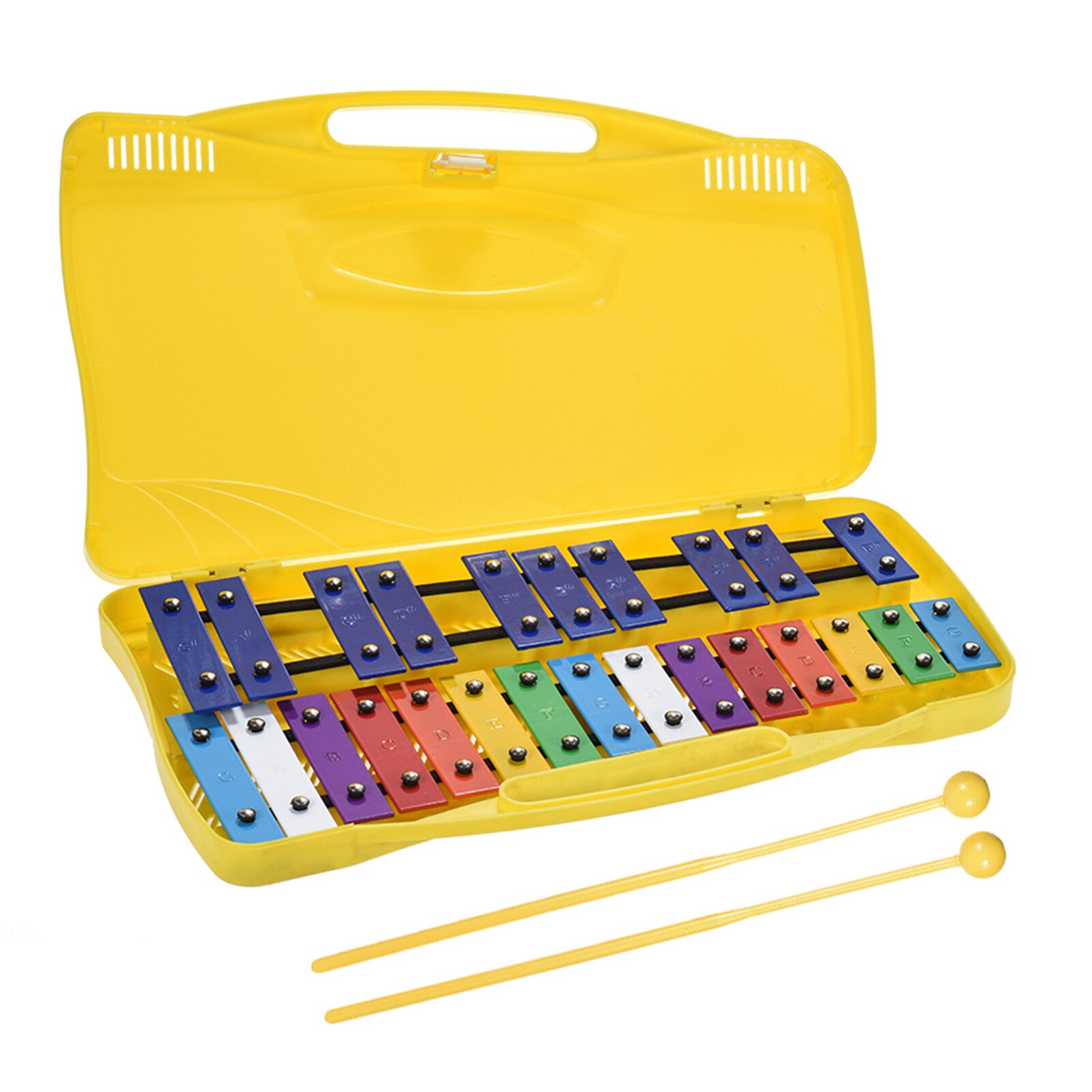 Colorful 25 Notes Glockenspiel Xylophone Percussio... – Vicedeal