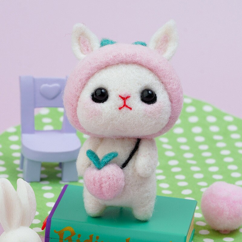 Cute Cartoon Rabbit Animal Handmade Toy / Handmade... – Grandado