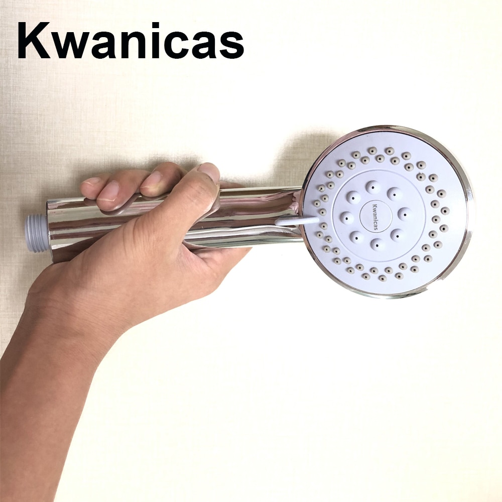 7 Color Water Power LED Round Shower Head Handheld... – Grandado