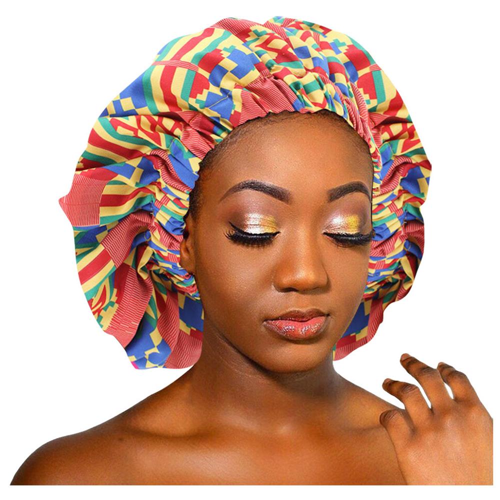 African Pattern Ankara Print Bonnet Women Night Sl... – Grandado