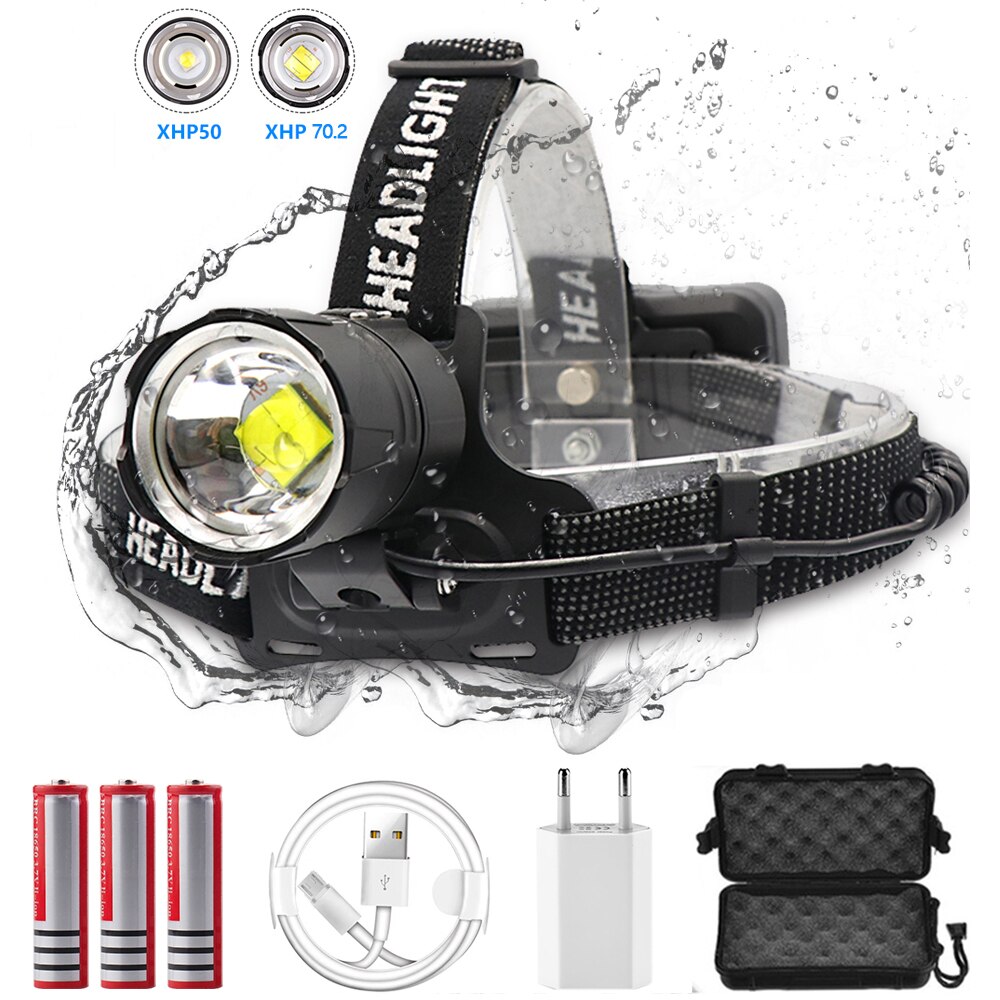 7000 Lumen XHP-70.2 led Koplamp Vissen koplamp Hig... – Grandado