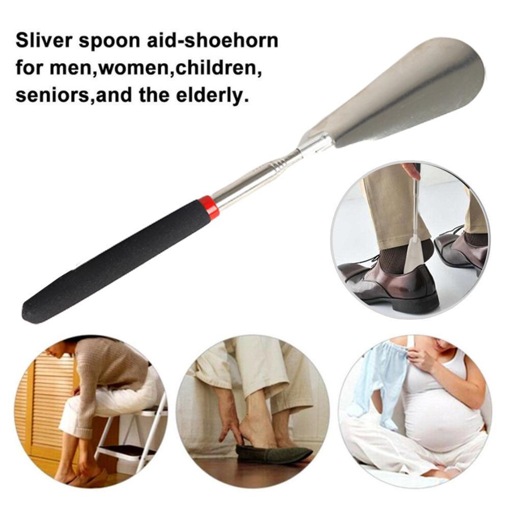 Telescopic Steel Long Handle Shoe Horn Flexible Sh... – Vicedeal