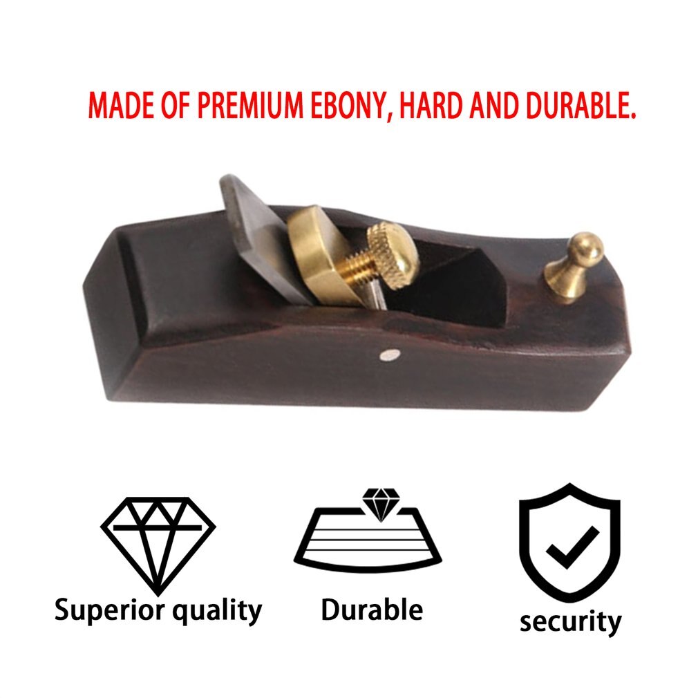 Mini Wood Hand Plane Easy Operated Ebony Woodworki... – Vicedeal