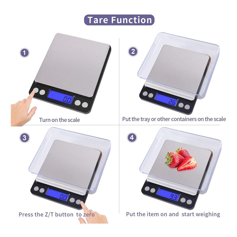 Digital Kitchen Scale 3000 G / 0.1 G Pocket Food S... – Grandado