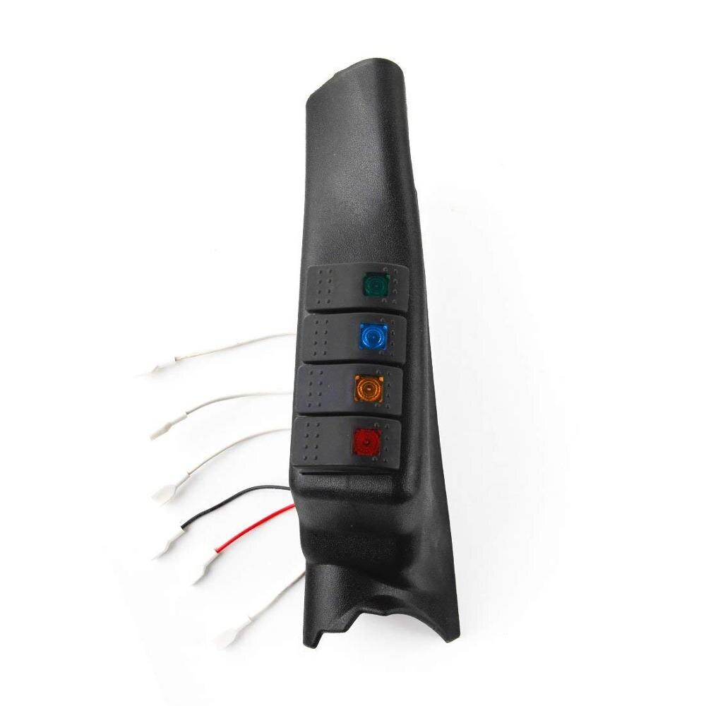 Left Side A-Pillar Switch Pod Panel 4 Rocker Switc... – Grandado