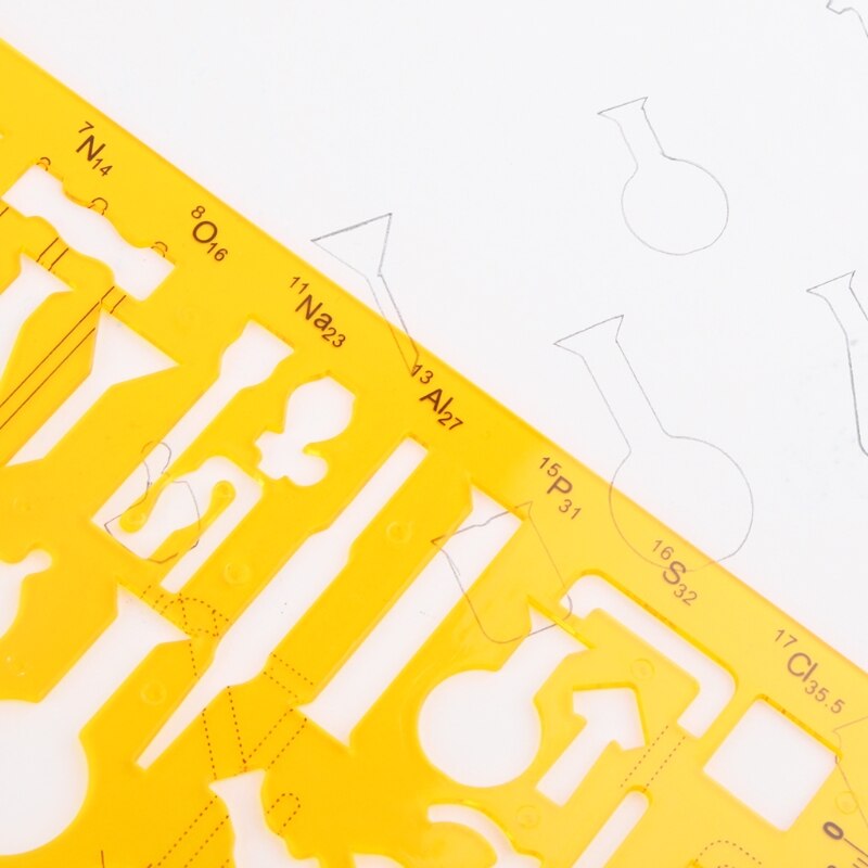 K Resin Drawings Template Ruler For Physical Chemi... – Vicedeal