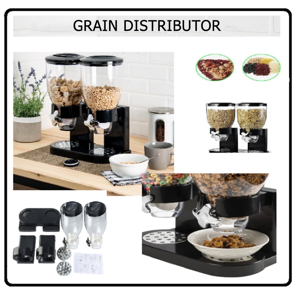 Kitchen Dry Food Storage Dispensers Barrels Cereal... – Grandado