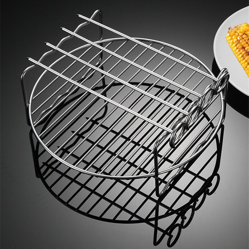 304 Stainless Steel 7-inch Grill Round Grill Steam... – Vicedeal