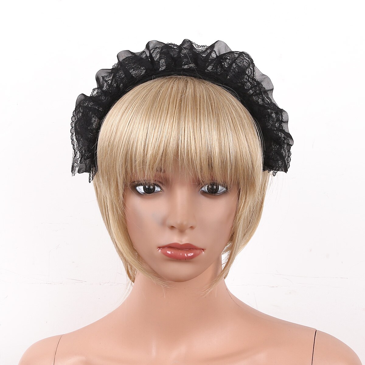 Womens Gothic Anime Maid Cosplay Lace Ruffles Hand... – Vicedeal