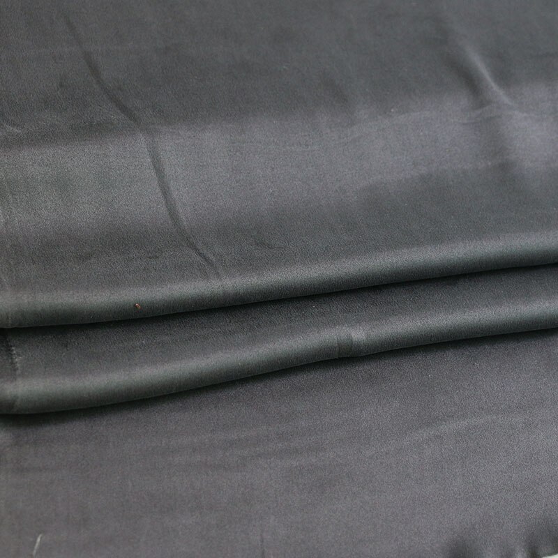 50cm*107cm deep Gray Pure Silk Soft Charmeuse Fabr... – Grandado