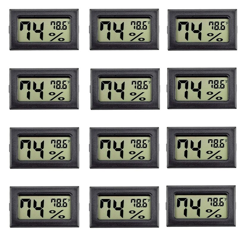 ! 12 Pack Mini Small Digital Electronic Temperatur... – Vicedeal