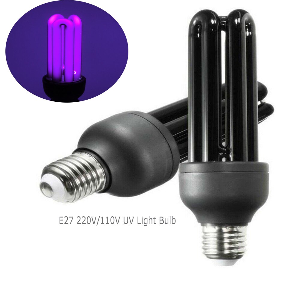 220V E27 40W UV Light Bulb UV Ultraviolet Fluoresc... – Grandado