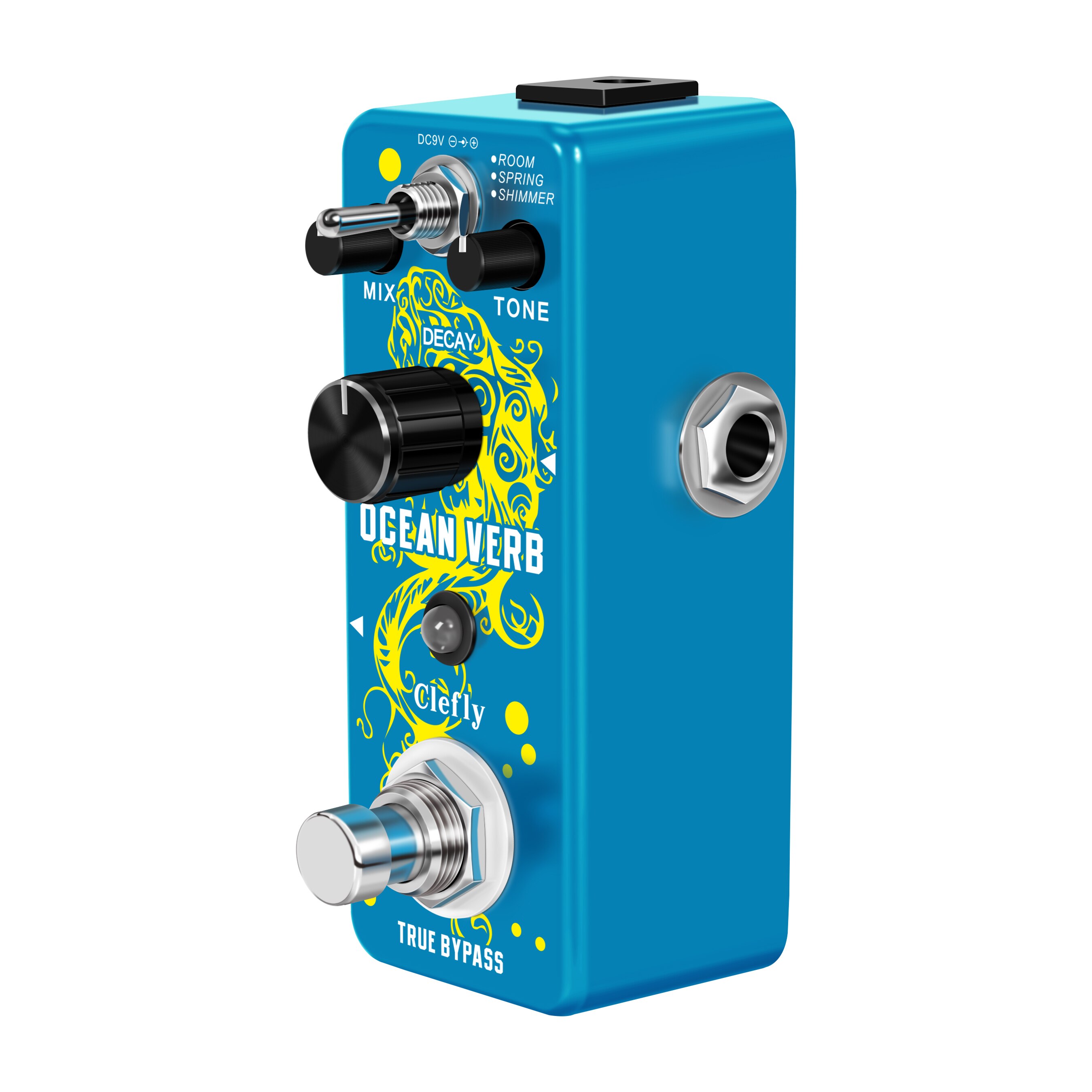 Clefly Guitar Reverb Effect Pedal Digital Pedals O... – Grandado