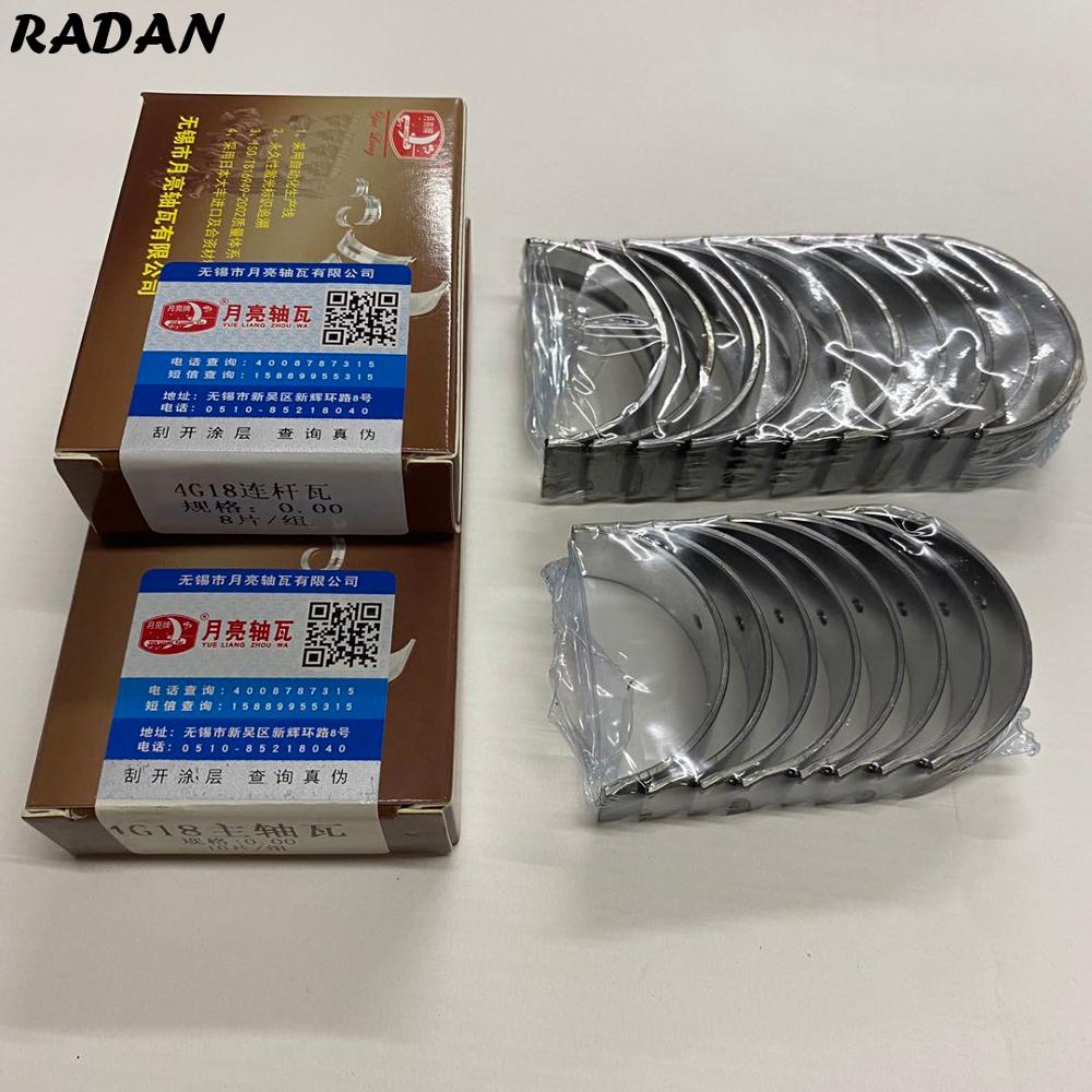 Set of 4G18 Crankshaft Bearing Con Rod Bearing For... – Grandado
