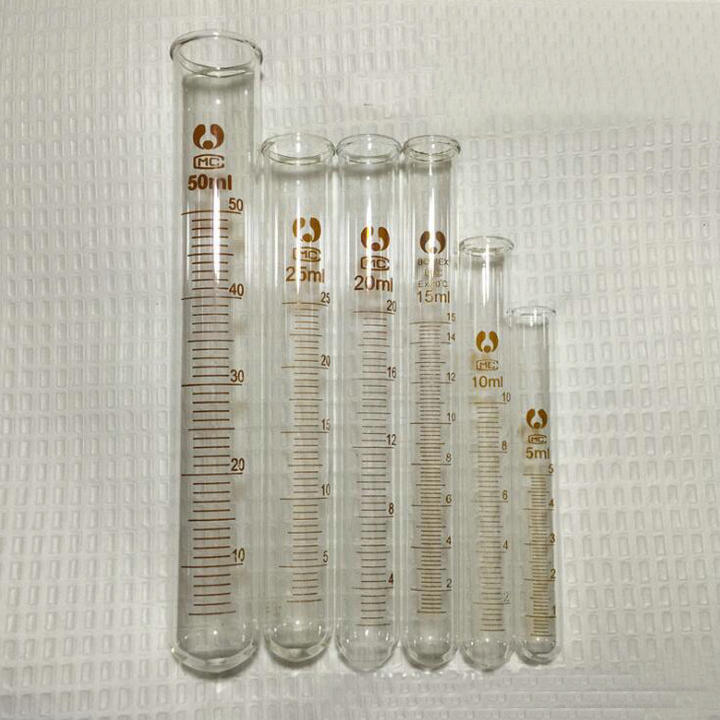 24pcs/lot 5ml round bottom Glass graduated test tu... – Grandado