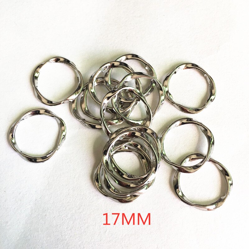 ! 100 Stks/partij Zinklegering Ring-Vorm Connector... – Grandado