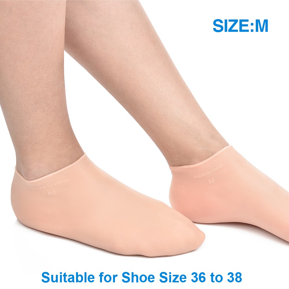 2Pcs Silicone Gel Feet Care Socks Full Length Crac... – Vicedeal