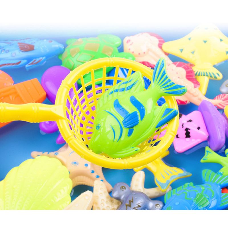 15-52 Pcs Magnetic Fishing Toys Plastic Fish Rod P... – Grandado