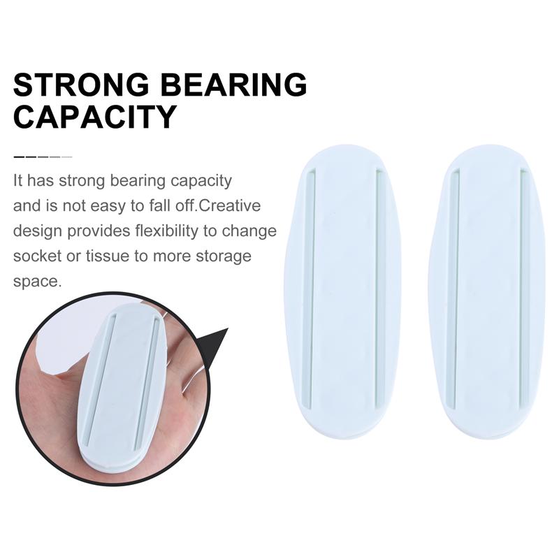 7 Set Zelfklevende Power Strip Socket Houder Muur ... – Vicedeal