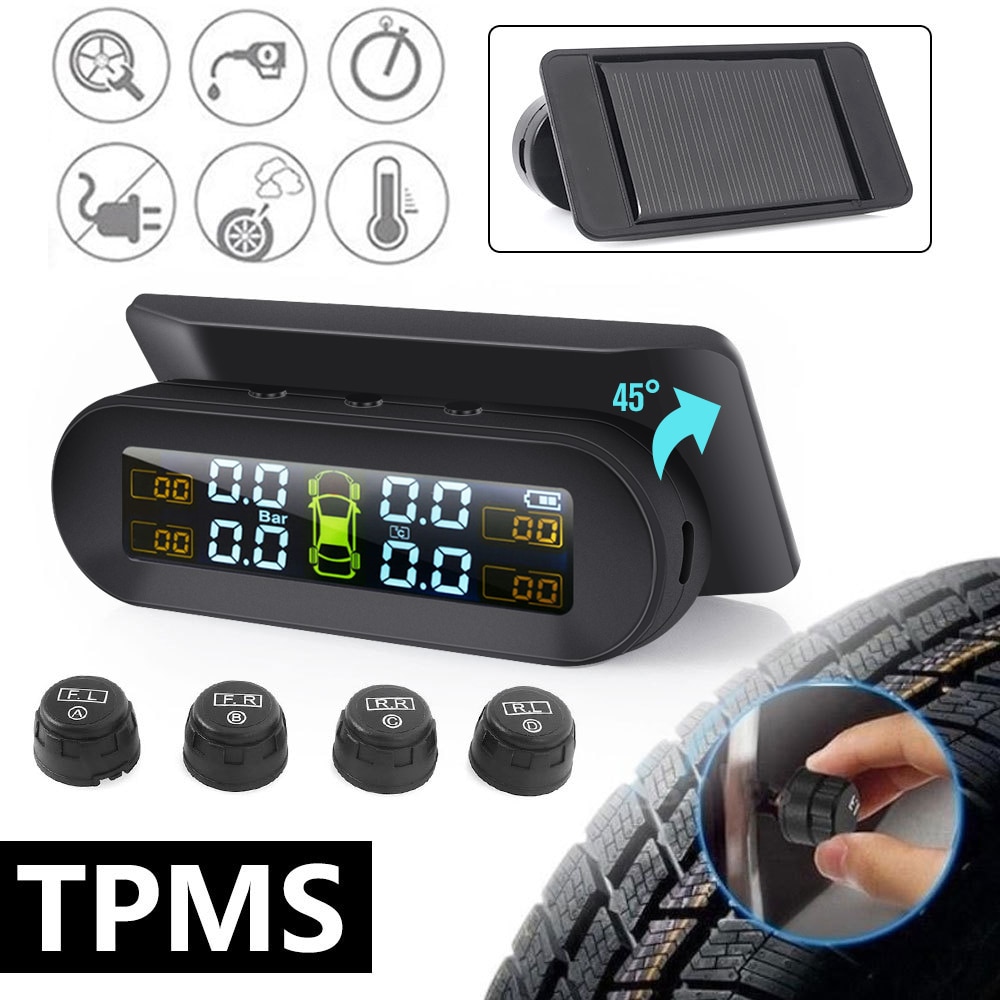Auto Tpms Bandenspanning Alarm Monitor Systeem 4 E... – Vicedeal