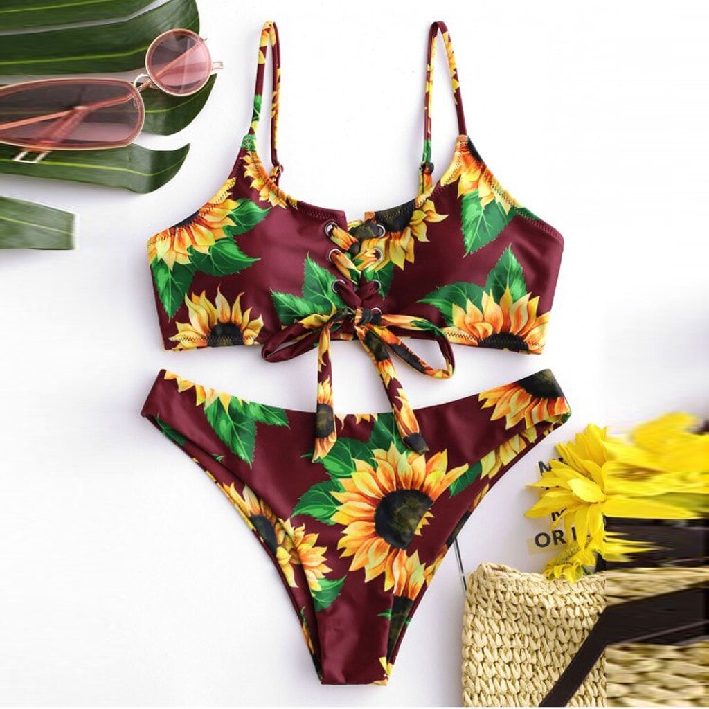 Vrouwen Zomer Sexy Print Bikini Badmode Vrouwelijk... – Grandado