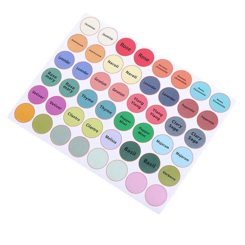 1 Piece Label Round Label Sticker Glue Bottle Deca... – Grandado