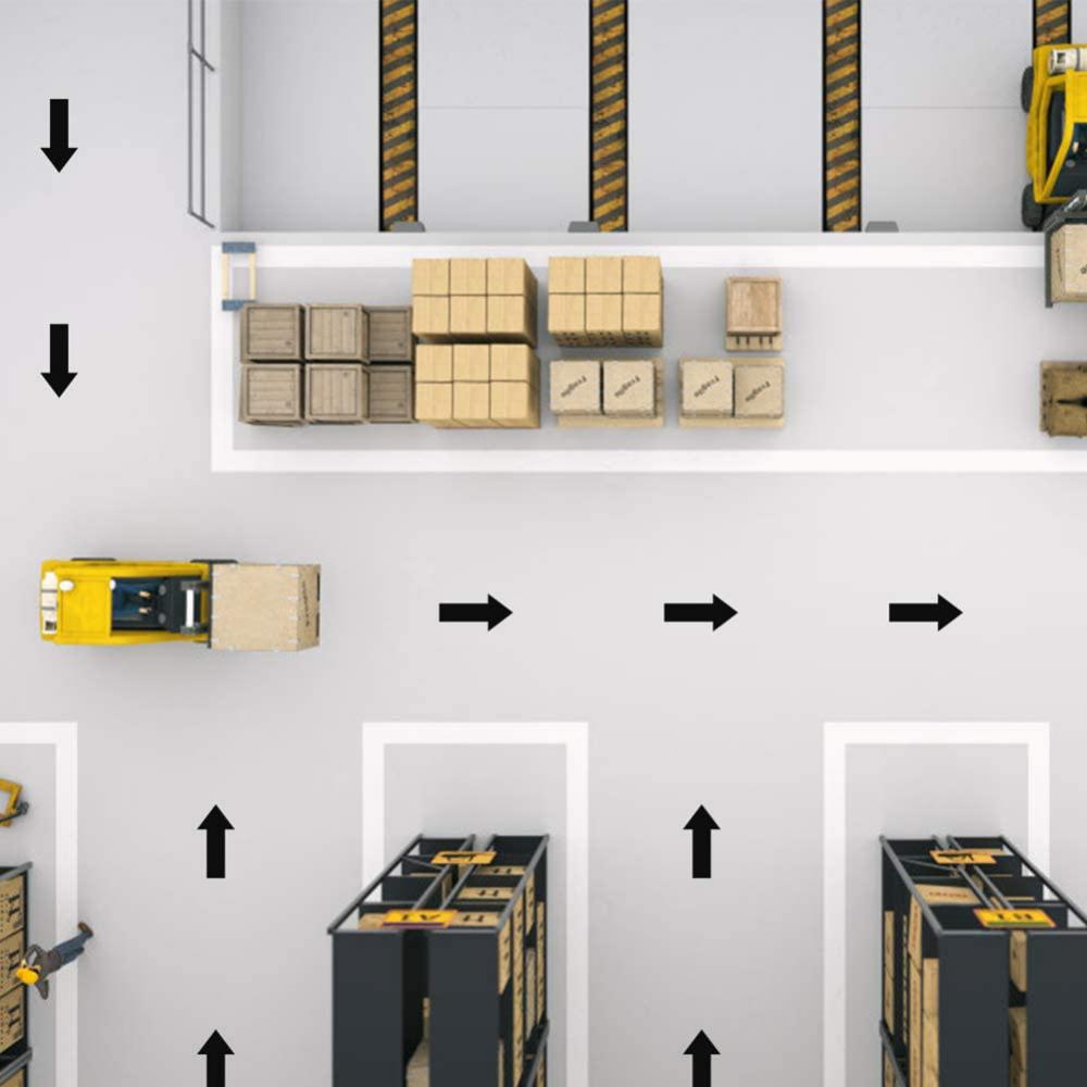 6Pcs Arrow Decal Removable Self Adhesive Ground Fl... – Grandado