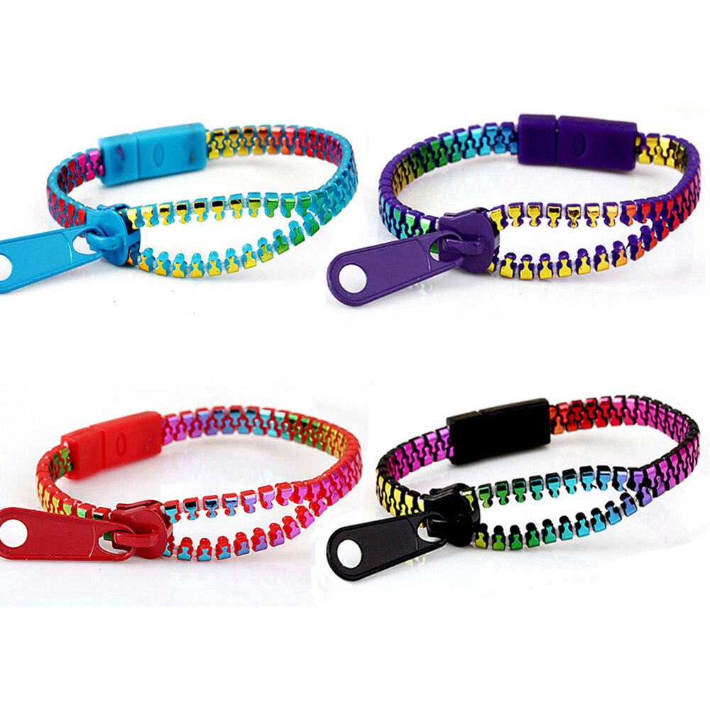 4PCS Colorful DIY Zipper Bracelet Set Party Childr... – Grandado