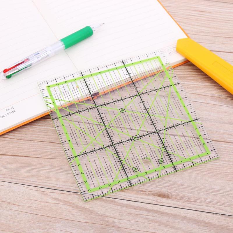 1PC DIY Hand Tool Patchwork Ruler Square Fan Shape... – Grandado