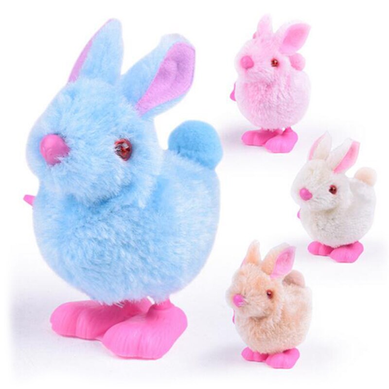 Plastic Plush Small Cartoon Jumping White Rabbit C... – Grandado