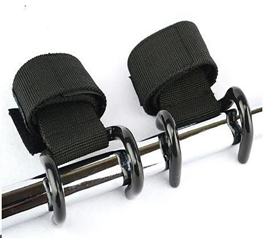 2PCS Weight Lifting Hooks Lift Grip Belt Hand-Bar ... – Vicedeal