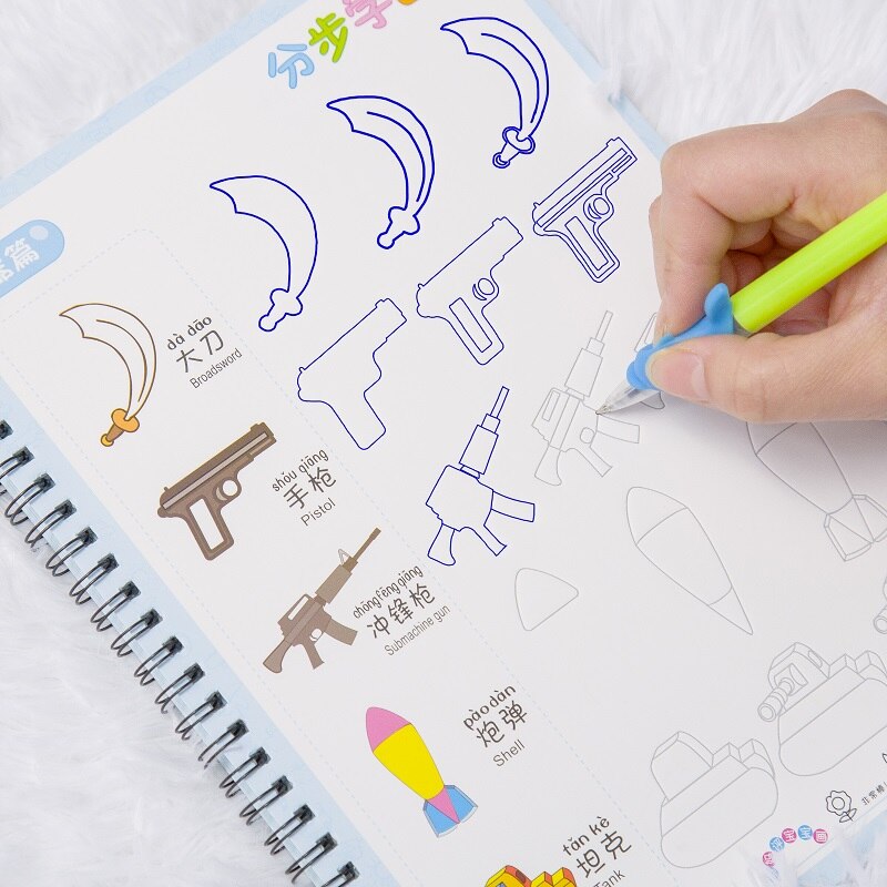 Painting Kids Drawing Book Cognitive Animal Fruit ... – Grandado