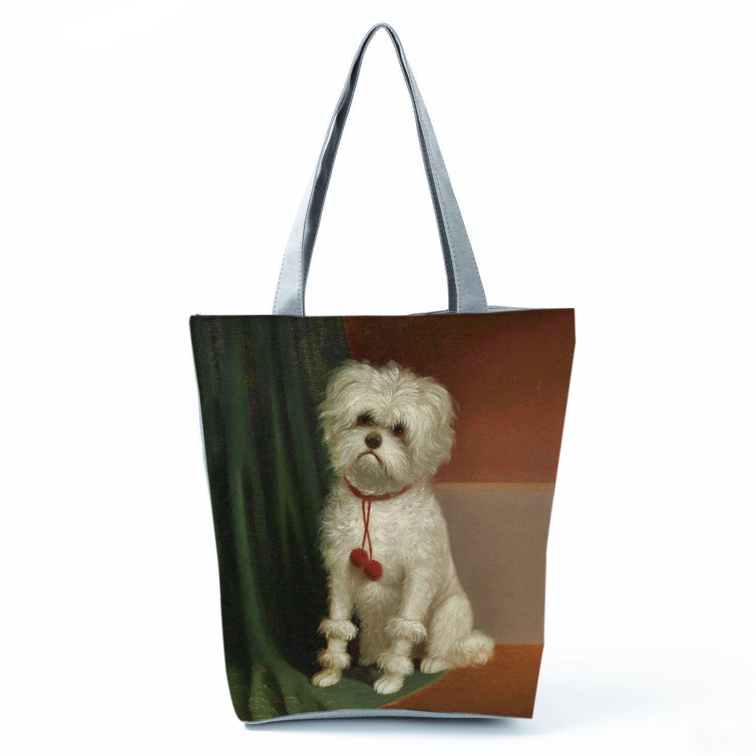 Poodle Dog Art Portrait Print Shoulder Bag Practic... – Vicedeal